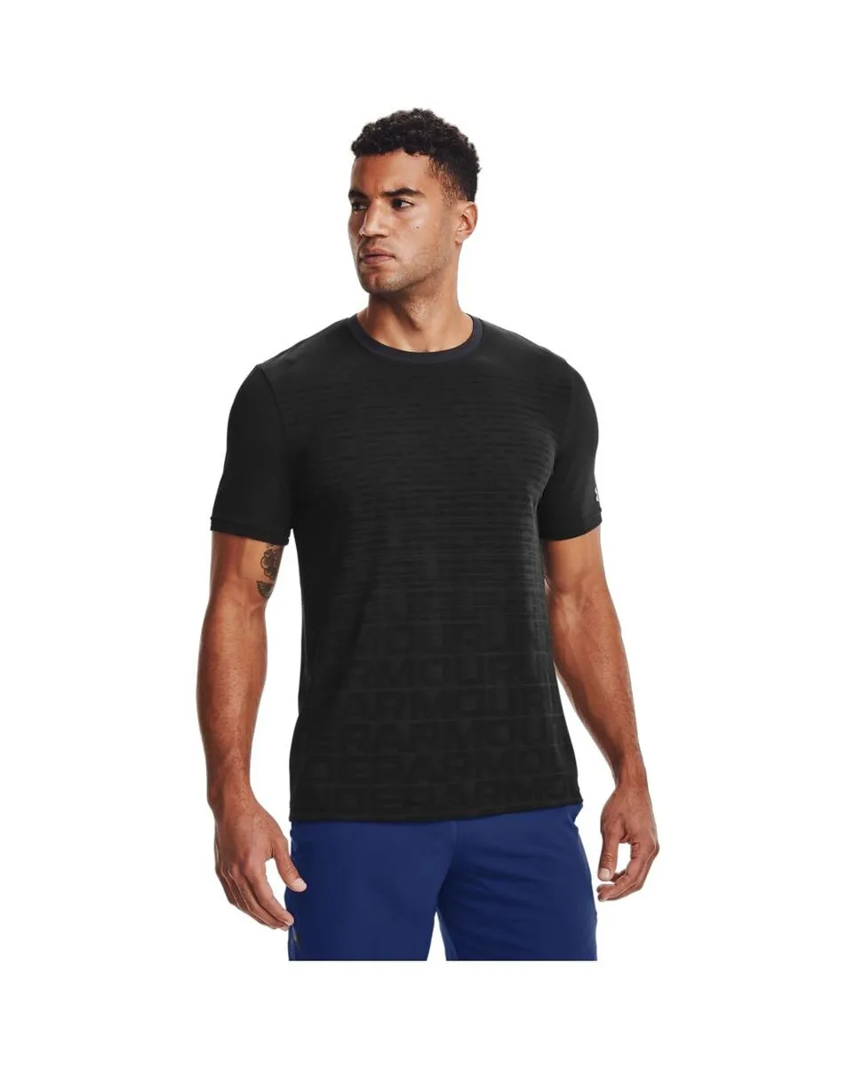 UNDER ARMOUR UA SEAMLESS WORDMARK SS T-shirt de sport homme Noir ...