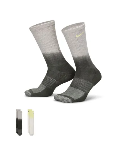 2 Paires de chaussettes Unisexe Nike U NK EVERYDAY PLUS CUSH CREW 2 ...