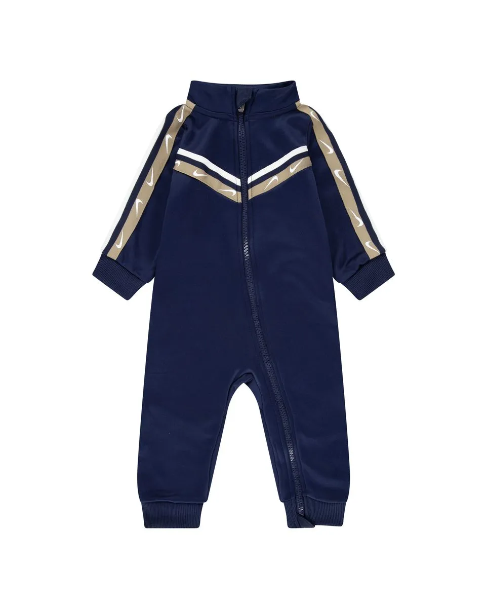 Combinaison Bébé Nike 0-7 ans NKN N NSW CLUB POLY HOODED CO Bleu Sport ...