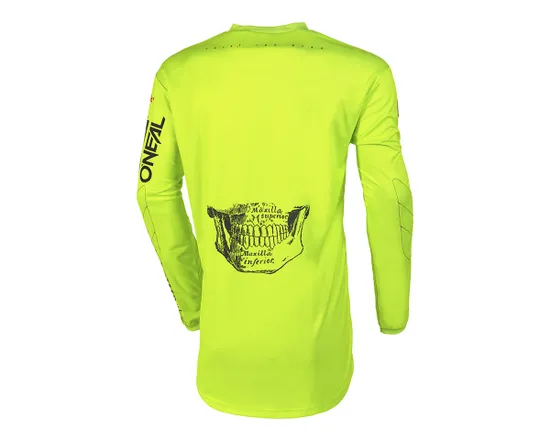 Maillot manches longues Enfant ELEMENT ATTACK Jaune Néon/Noir - Ref ...