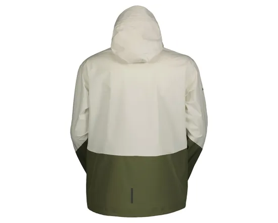 Veste imperméable Homme EXPLORAIR LIGHT DRYO 2.5L Blanc Coton/Vert Foin - Ref 421342-8009