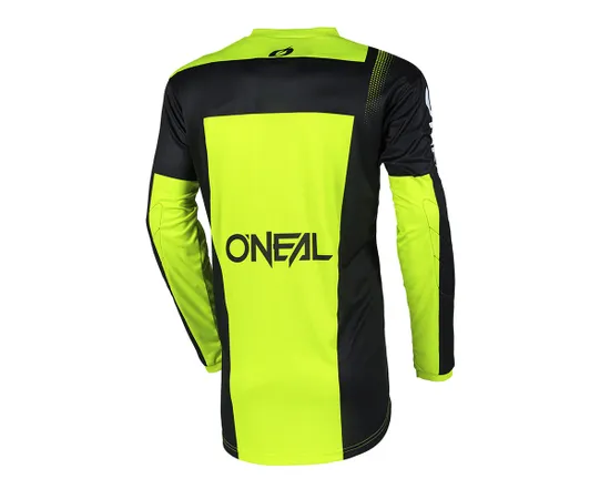 Maillot manches longues Homme ELEMENT RACEWEAR Noir/Jaune Néon - Ref ...