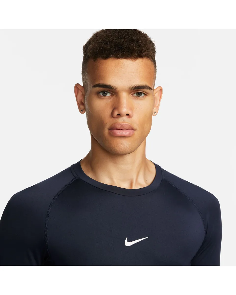 T-shirt manches longues Homme Nike M NP DF TIGHT TOP LS Bleu Sport 2000 ...