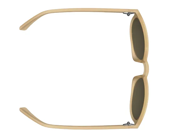 Lunettes Unisexe RIFF Jaune Miel/Marron - Ref 406042-7559
