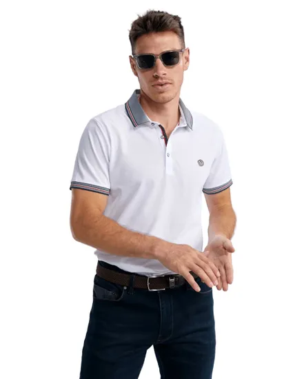 Polo Tricolore Homme - Benson & Cherry - Maille Piquée Sportive