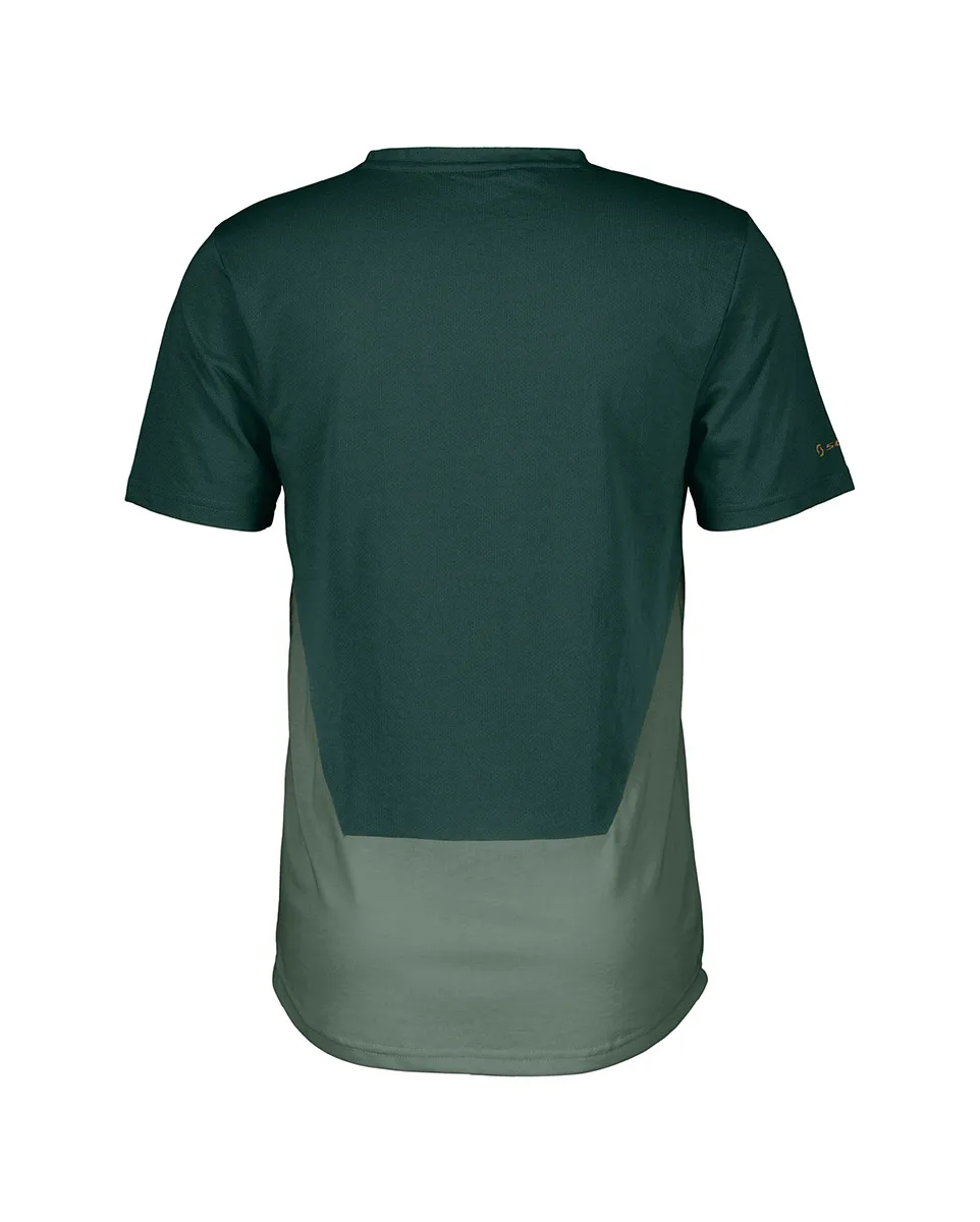 T-shirt manches courtes Homme TRAIL FLOW DRI Vert - Ref 419477-7744