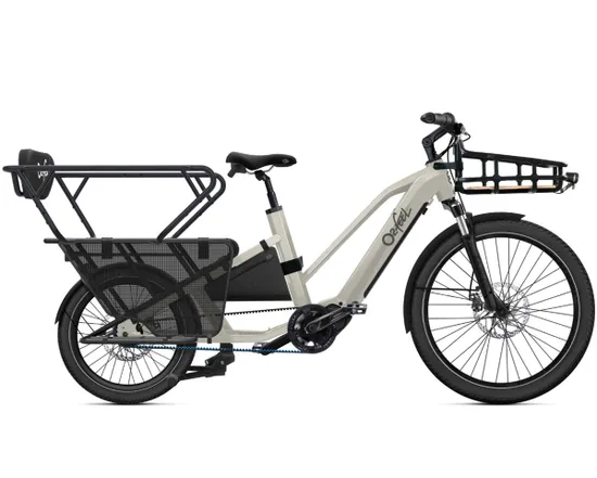 Vélo électrique cargo EQUO 7.3 720 Wh FAMILY PACK Blanc Lune - Ref ...