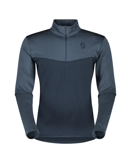 Sweat polaire Homme DEFINED LIGHT PULLOVER Bleu Métal/Bleu - Ref 291813 ...