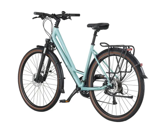 Vélo urbain/trekking VITESS 50 AMSTERDAM Bleu Sirène - Ref 425255-8360