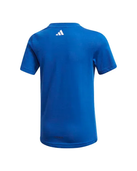 T-shirt de sport enfant ADIDAS LB COTTON TEE Bleu | SPORT 2000 - Ref GG3592