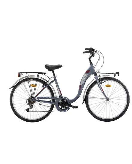 Vélo urbain LIBERTY 26 7V REVO Anthracite Métal - Ref T526-C-C004