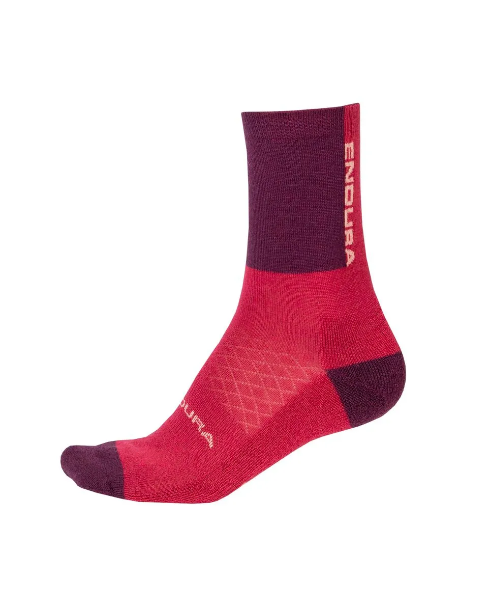 Chaussettes Hiver Femme BAABAA MERINO Violet - Ref E0165-AU