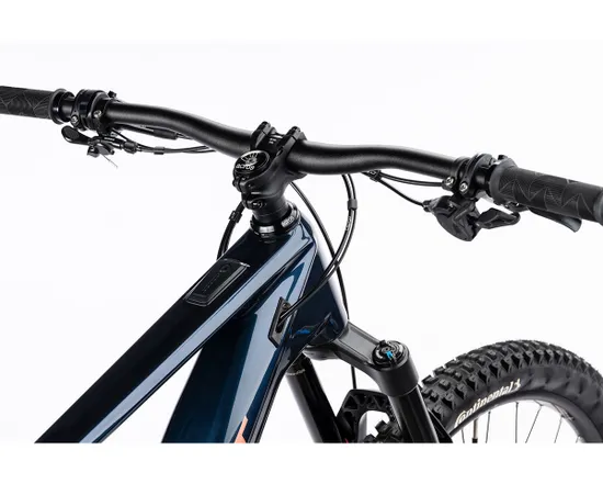 VTT tout suspendu électrique PATH RIOT ADVANCED Bleu/Café - Ref GFAT1-001