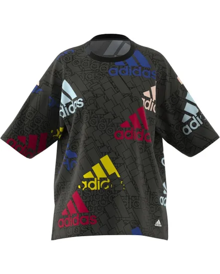 Tee-Shirt manche courte Femme Adidas W BLUV Q3 T B Multicolore Sport ...