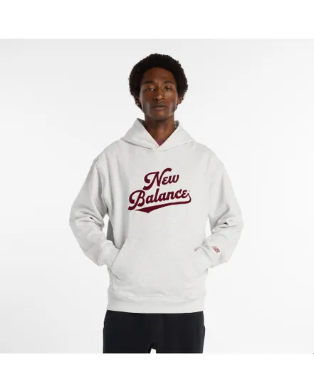 Sweat à capuche Homme New balance ATH LEG HD Gris S 2 - Ref MT53902-AHH