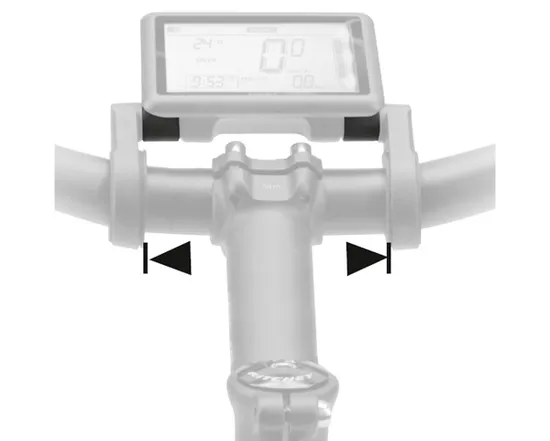 Entretoises pour fixation de panier au guidon Noir - Ref K0211DS