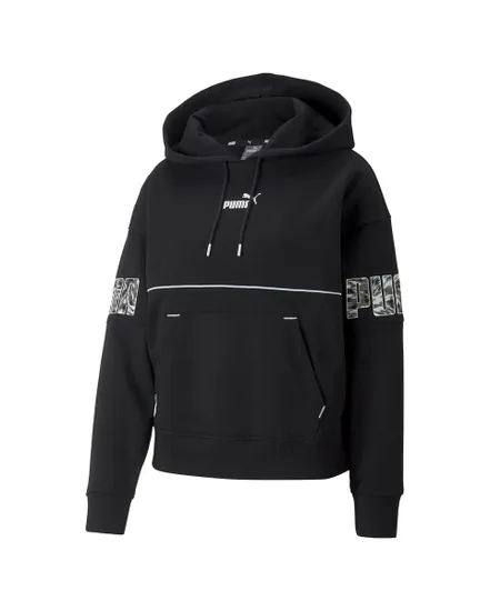 Sweatshirt à capuce manches longues Femme Puma W PWR SFR HD FL Noir ...