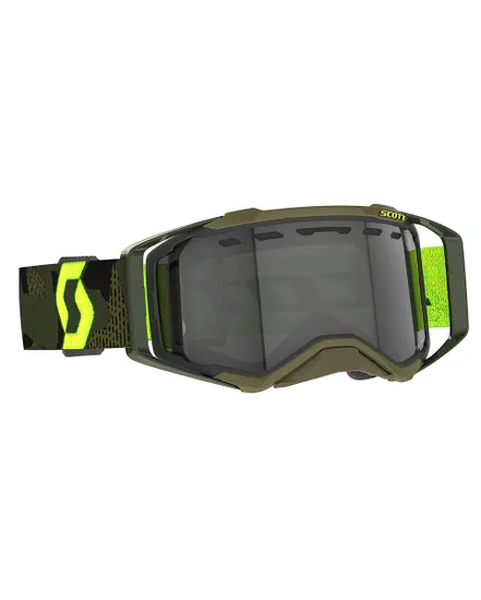 Masque Unisexe PROSPECT ENDURO LIGHT SENSITIVE Vert Kaki/Jaune - Ref ...