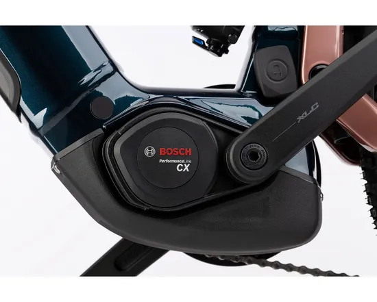 Vélo trekking électrique ADVENTR 8.5 LOW Vert Foncé/Cuivre - Ref 455286 ...