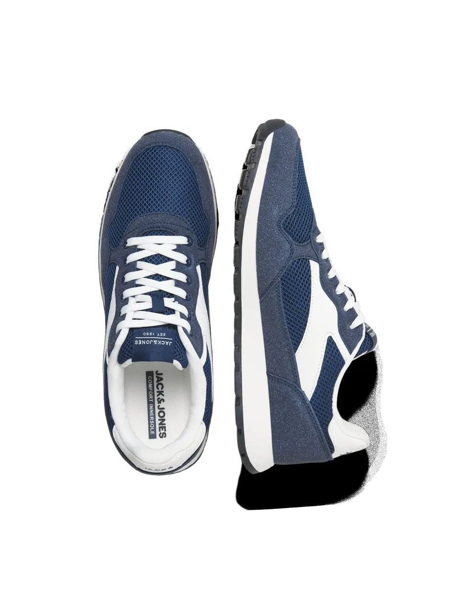 Jack & Jones Swindon Combo NOOS - Baskets Homme Vintage Indigo - Ref ...