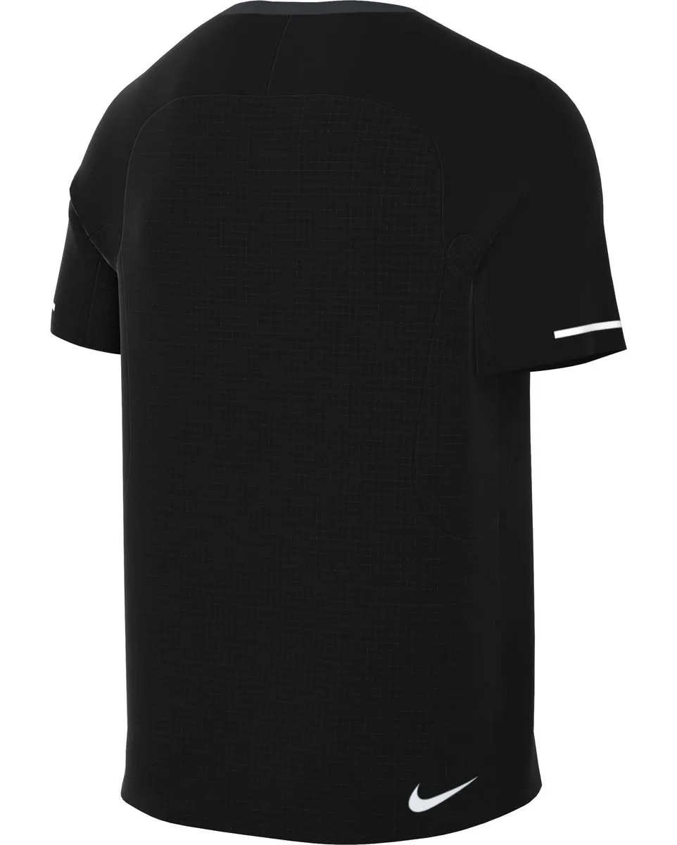 T-shirt manches courtes Homme Nike M NK DF SOLAR CHASE SS TOP Noir ...