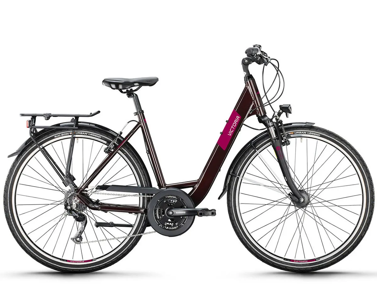 Vélo trekking TREQANA 2 WAVE Marron - Ref 02920881-001