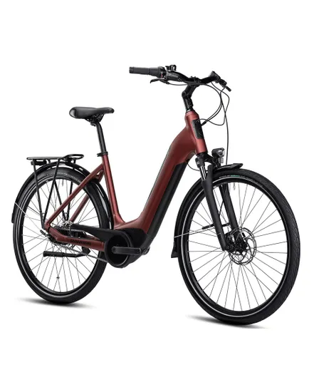 Vélo électrique urbain TRIA N8 ECO WAVE Rouge - Ref 440862-WTEN1