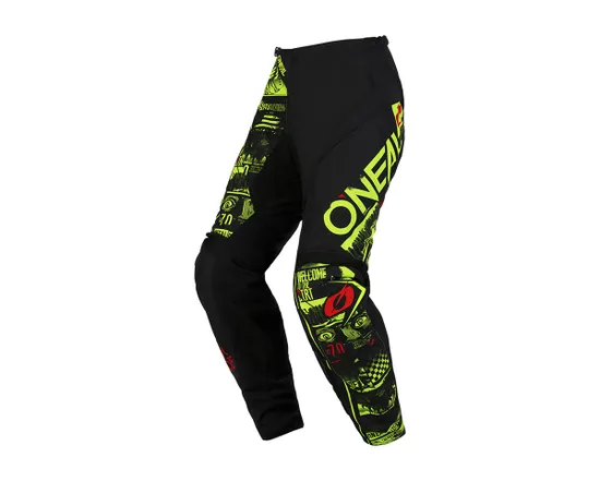Pantalon Homme ELEMENT ATTACK Noir/Jaune Néon - Ref E022-42-001