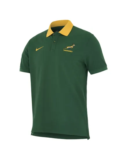 Polo de rugby Homme Nike SPRINGBOKS MENS PIQUE POLO Vert Sport 2000 ...