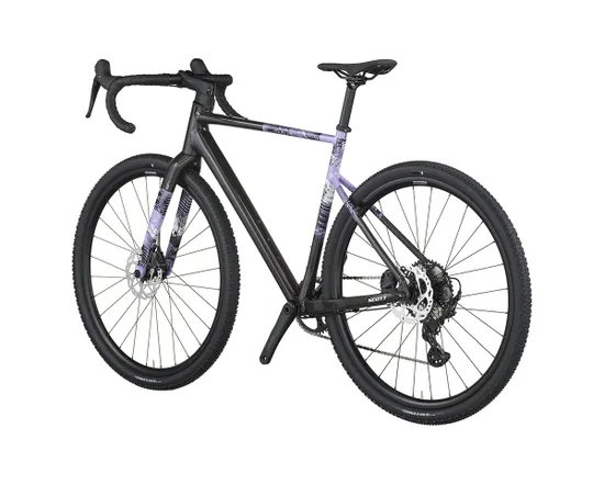 Vélo de gravel SPEEDSTER GRAVEL 10 Noir Carbone/Violet Tulipe - Ref ...