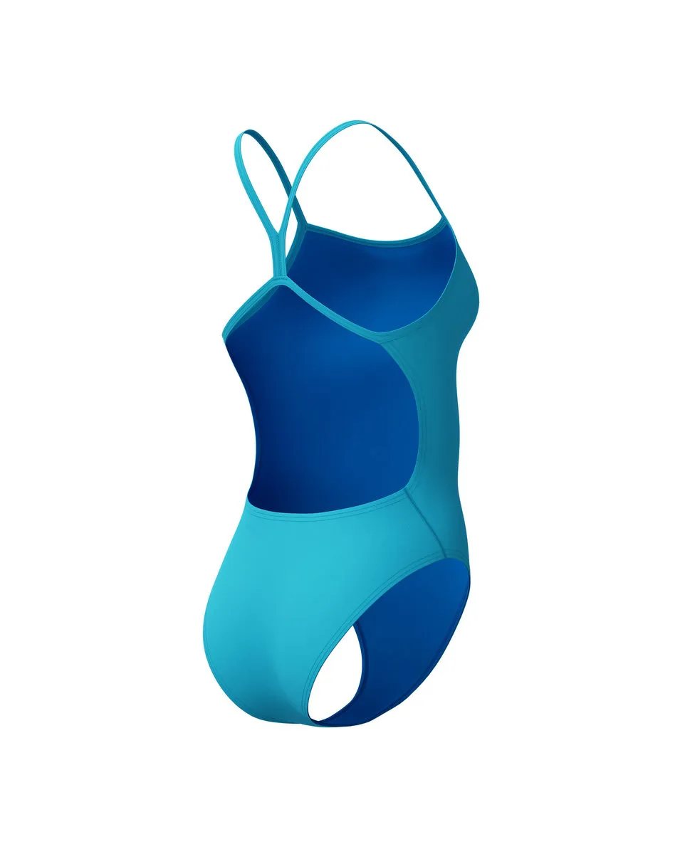 Maillot de bain Femme Speedo ECO+ FL SOLID V-BACK 2.0 TUR Bleu Sport ...