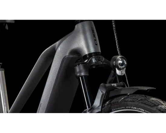 Vélo électrique trekking KATHMANDU HYBRID SLX 800 Graphite - Ref 812601-001