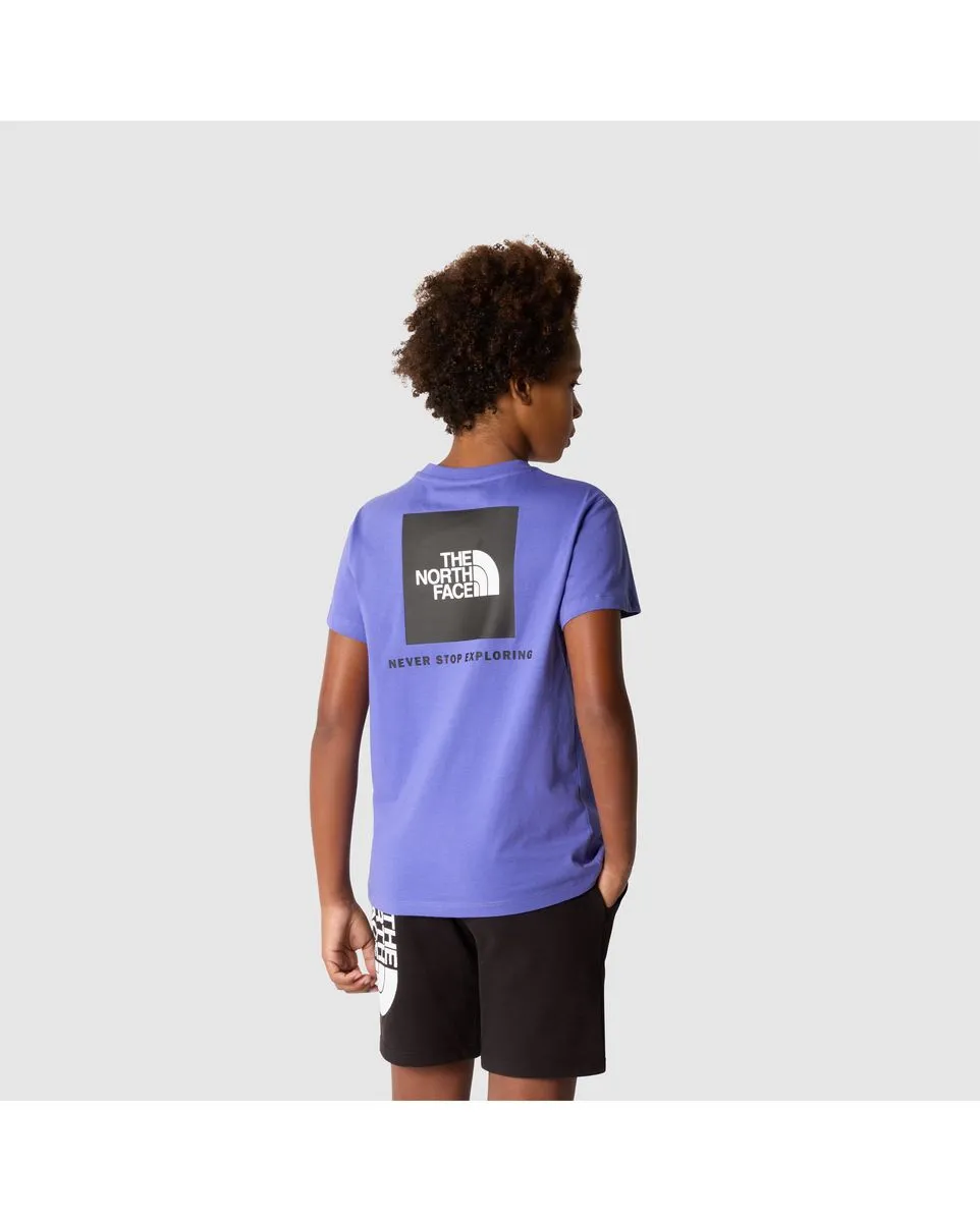 T-shirt Enfant The north face B S/S REDBOX TEE (BACK BOX GRAPHIC ...