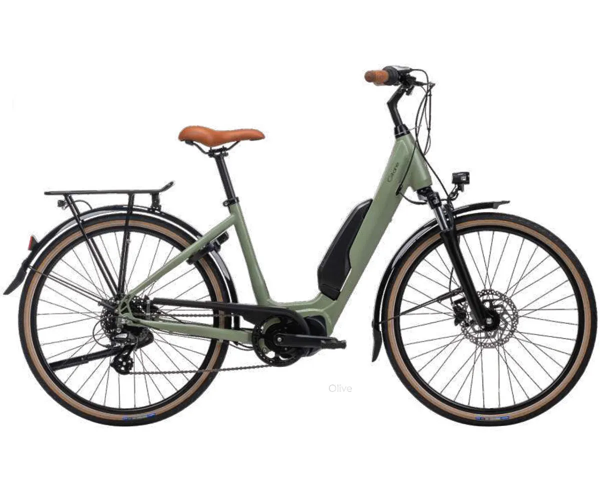 Vélo électrique urbain E-CITY STEPS 26 418 Wh Vert Olive - Ref YTG5C8-HGN-418WH