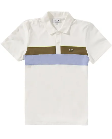 Polo Lacoste Homme Color Block - Manches courtes, coton élégant - Ref ...