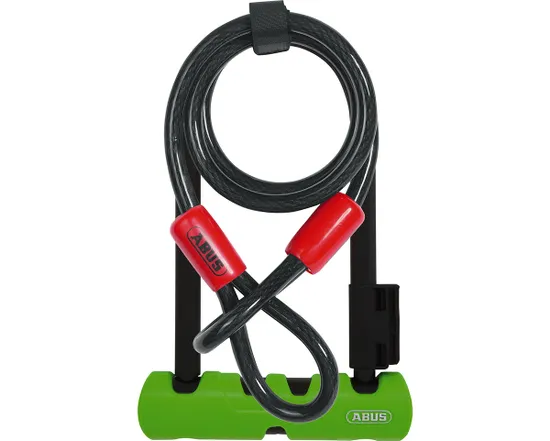 Antivol en U ULTRA MINI 410/150 HB 180 + SUPPORT SH 34 + CÂBLE COBRA 10 ...