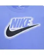 Tee-shirt ML Jeune enfant Nike 0-7 ans NKB POWDER PLAY LS TEE Bleu ...