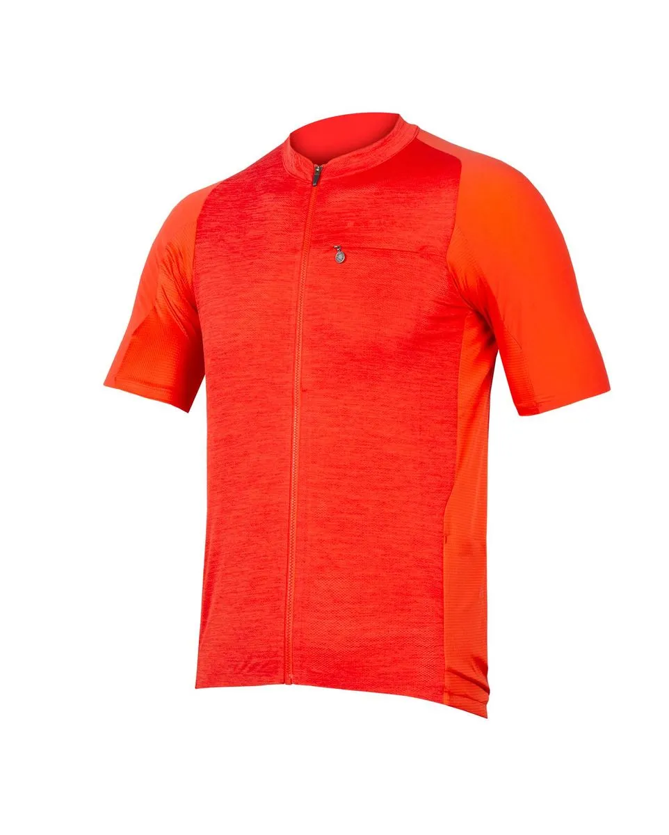 Maillot manches courtes Homme GV500 REIVER Orange - Ref E5085-PA