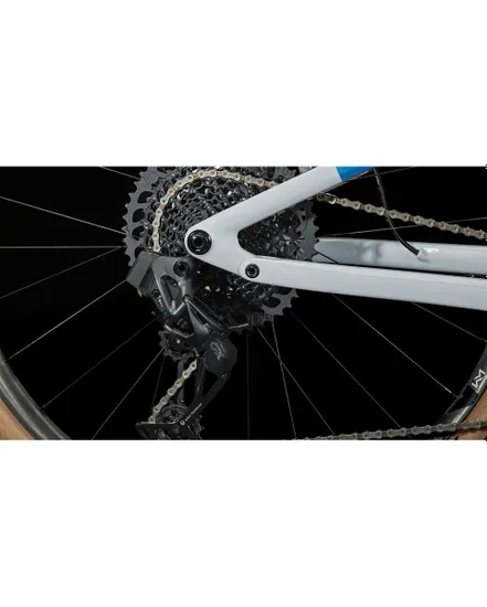 VTT tout suspendu AMS ZERO99 C:68X SLX 29 Blanc/Bleu/Rouge - Ref 752300-001