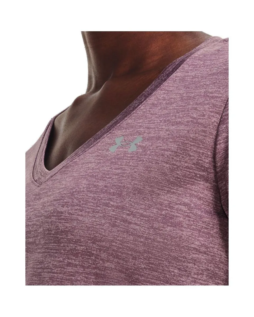 T-shirt Femme Under armour TECH SSV - TWIST Violet Sport 2000 - Ref ...