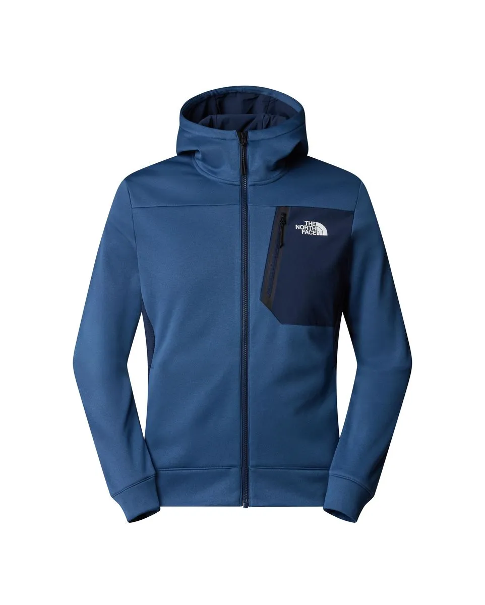 Veste à capuche Homme The north face M MA FZ FLEECE Bleu Sport 2000 - Ref NF0A893Q-HDC