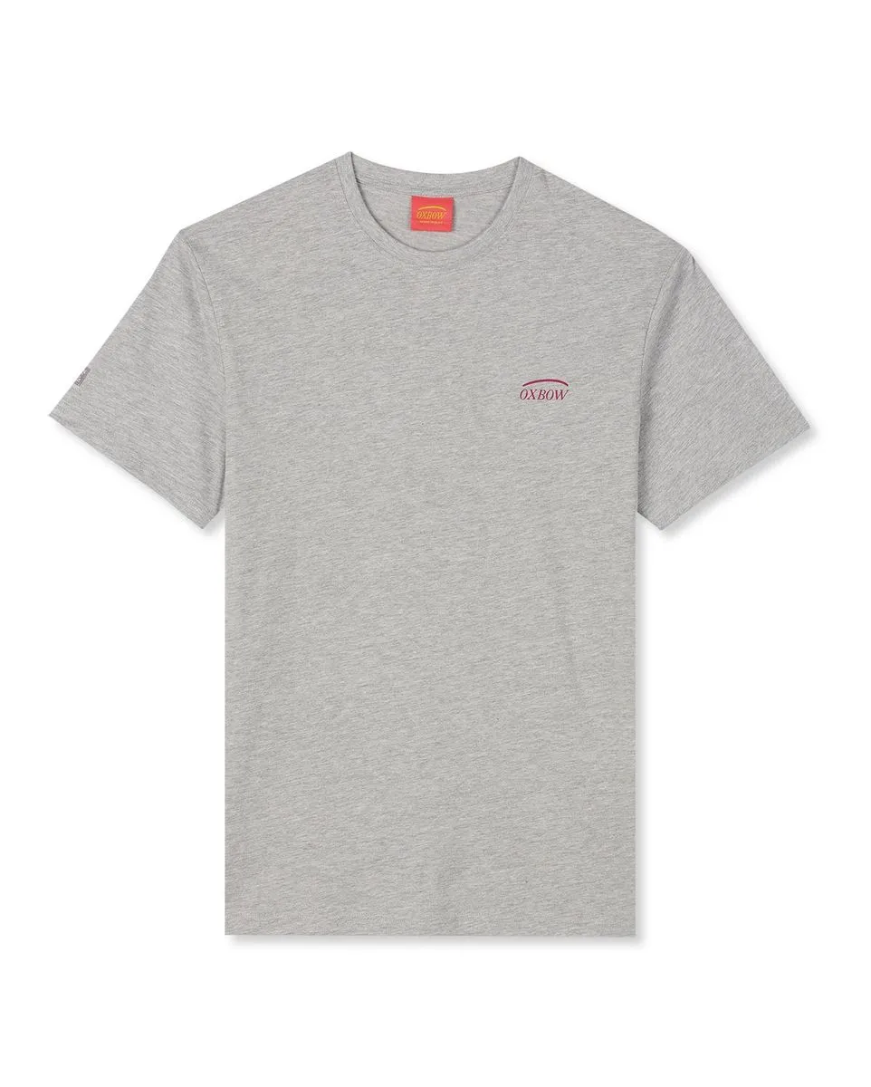 T Homme Oxbow TEE SHIRT MANCHES COURTES GRAPHIQUE Gris Sport 2000 - Ref ...