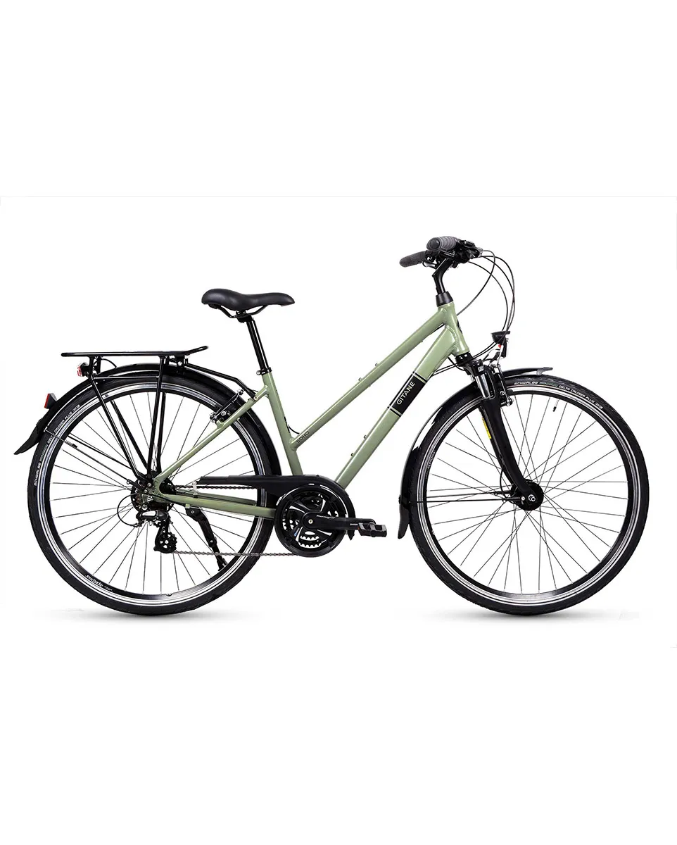 Vélo urbain/trekking SOHO D7 MIXTE Vert - Ref YRG711-V7S