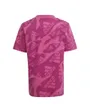 T-shirt Enfant Adidas LK CAMLOG TEE Rose - Ref IS2562