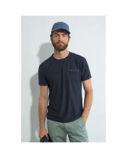 T-shirt col rond Homme TETUM Marine - Ref TETUM-002