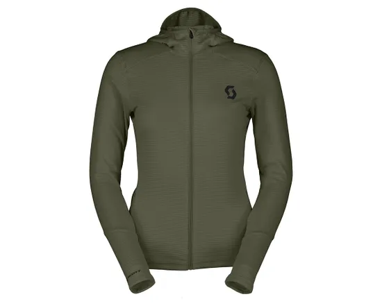 Veste polaire Femme DEFINED LIGHT HOODY Vert Douglas - Ref 414482-7850