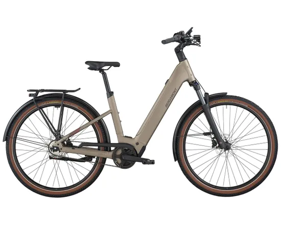 Vélo urbain/trekking électrique E-HORIZON TOUR 20 BELT WAVE Argent ...