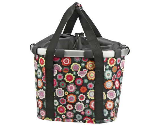 Panier avant BIKEBASKET Multicolore Happy Flowers - Ref K0303HF