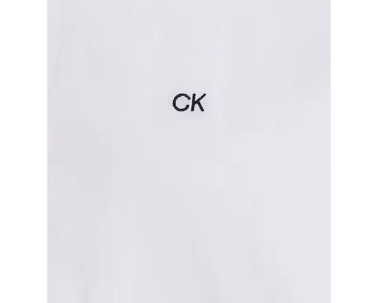 Chemise Homme Calvin klein POPLIN STRETCH S/S R Blanc WAS - Ref ...