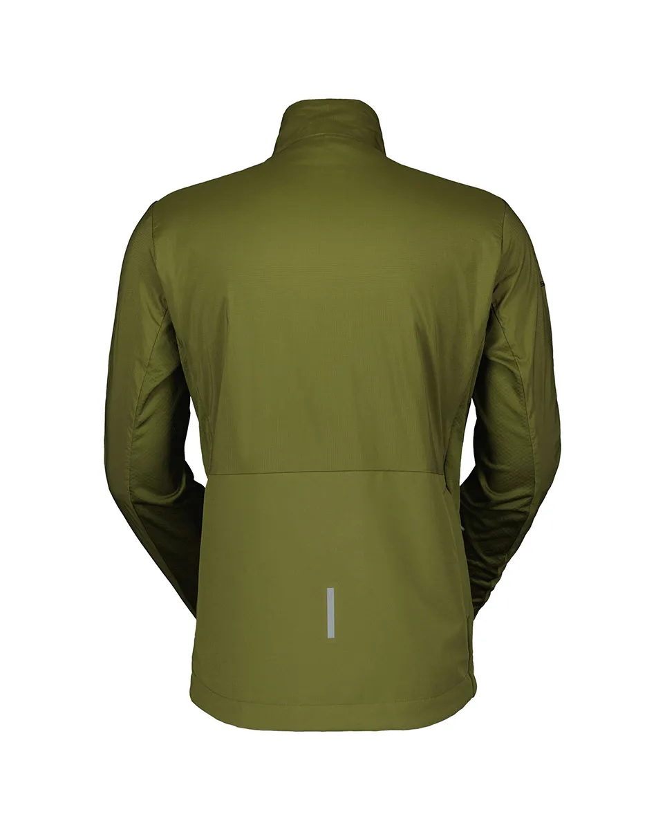 Veste coupe-vent Homme TRAIL STORM INSULOFT AL Vert Sapin - Ref 292003-7340